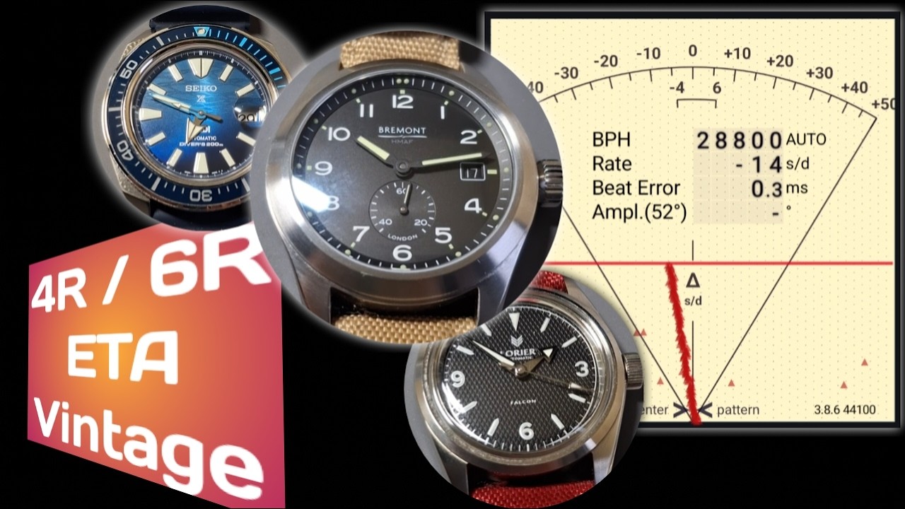 FREE Timegrapher App vs. 6 Movements: How Accurate is Your Watch? - YouTube