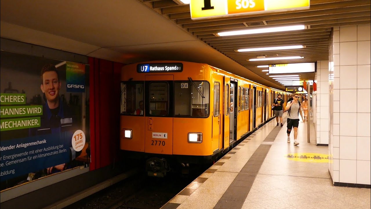 U-Bahn Berlin: 2770/2771 in Berliner Straße U7 [1080p50-HD] - YouTube