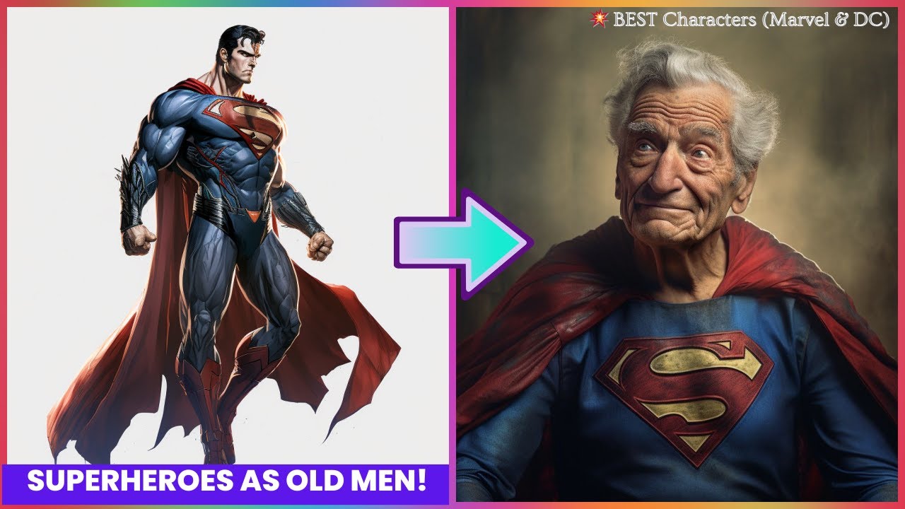 SUPERHEROES as OLD MEN!💥 BEST Characters (Marvel & DC) - YouTube