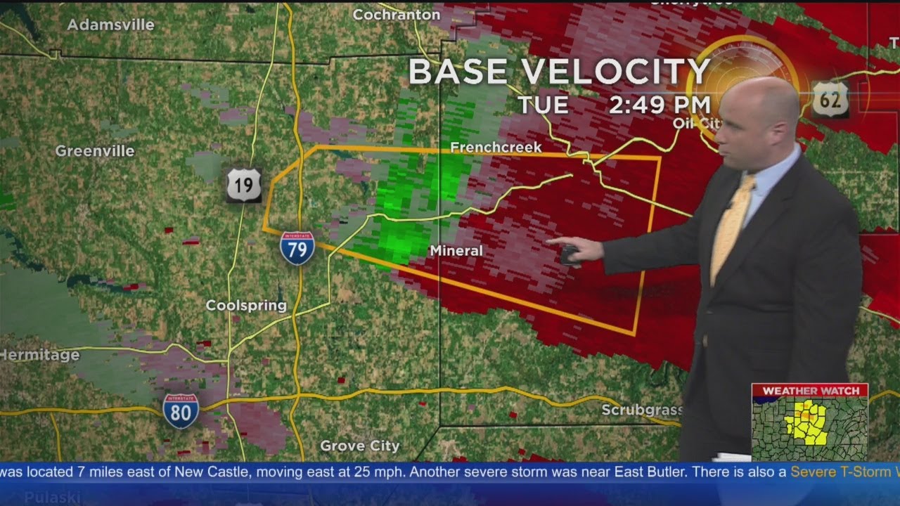 Weather Update: Thunderstorm Warning Issued For Mercer, Venango ...