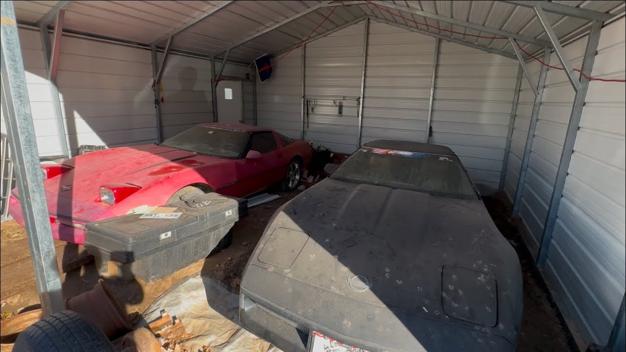 2 antique Corvettes - Barn find ??? Will they run? - YouTube