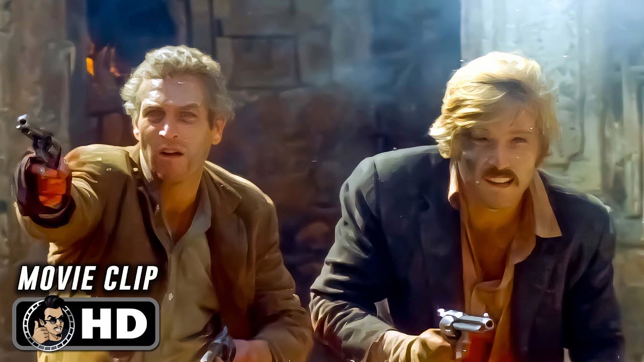 Last Stand Scene | BUTCH CASSIDY AND THE SUNDANCE KID (1969) Movie CLIP ...