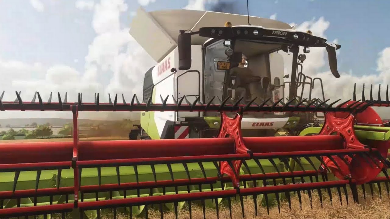 Canola Harvest in the UK | Calmsden Farm | FS22 Realistic Gameplay ...