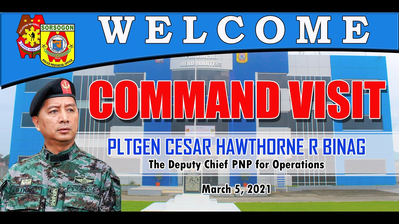 Sorsogon PPO (Pulis Kasanggayahan) - COMMAND VISIT PLTGEN CESAR ...