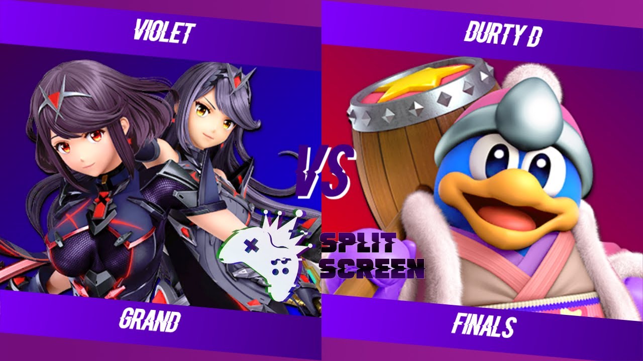 Splitscreen at PCC - Violet Vs Durty D - SSBU Tournament - YouTube