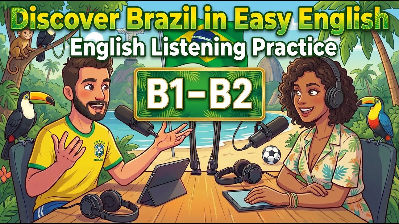 Discover Brazil in Easy English 🇧🇷 | English Listening Practice (B1–B2 ...