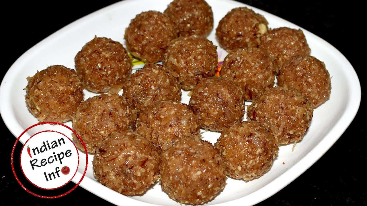 Sesame Peanut Coconut Ladoo Recipe | High Protein & Iron Rich Peanut ...