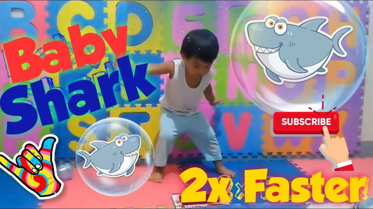BABY SHARK 2X FASTER DANCING BABY - YouTube