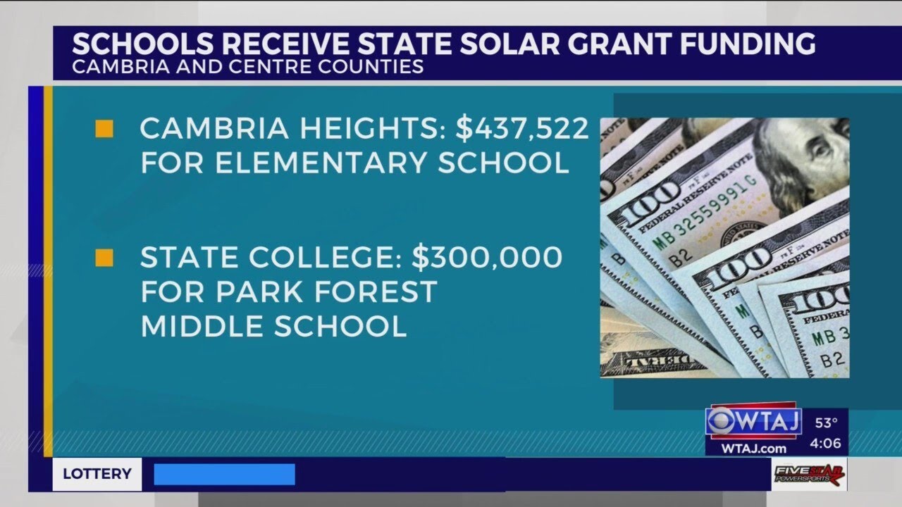 State College, Cambria Heights schools awarded over $800k from Solar ...