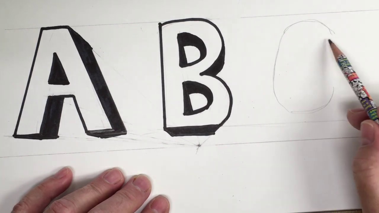 One Point Perspective Letters One Point Perspective Intro By