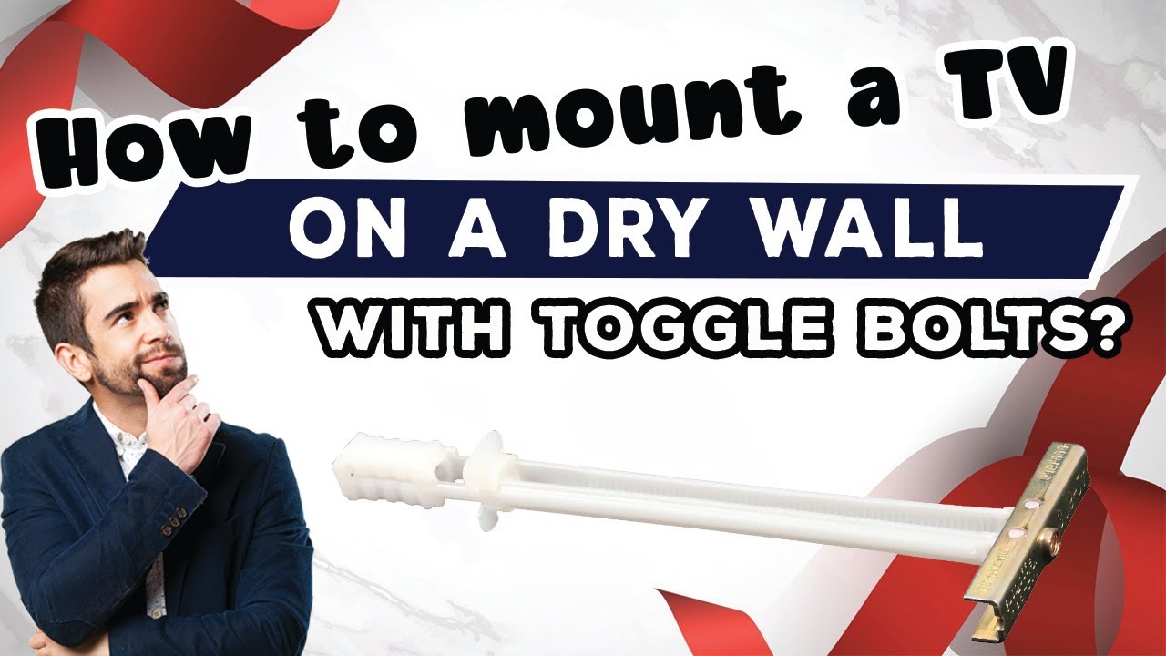 How to Mount a TV on a Dry Wall with Toggle Bolt? Easy DIY Guide! - YouTube