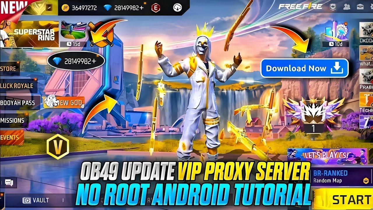 Finally Free Fire Proxy Server Login Trick 🥶😱 | How To Download FF ...