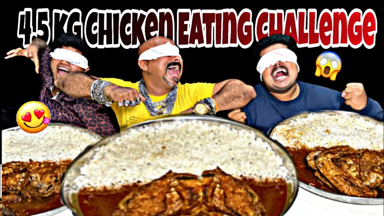 4 kg Chicken Eating Challenge 😱😍|Kanda Lover| - YouTube