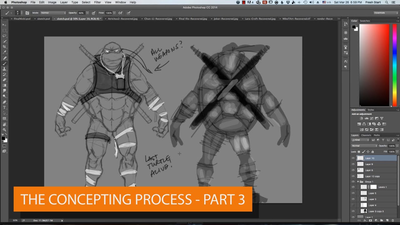 Mike Thompson: The Concepting Process - Part 3 - YouTube