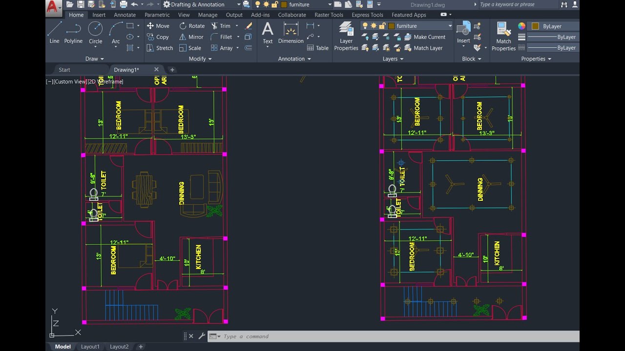 AutoCAD Electrical House Wiring Tutorial for Electrical Engineers II ...