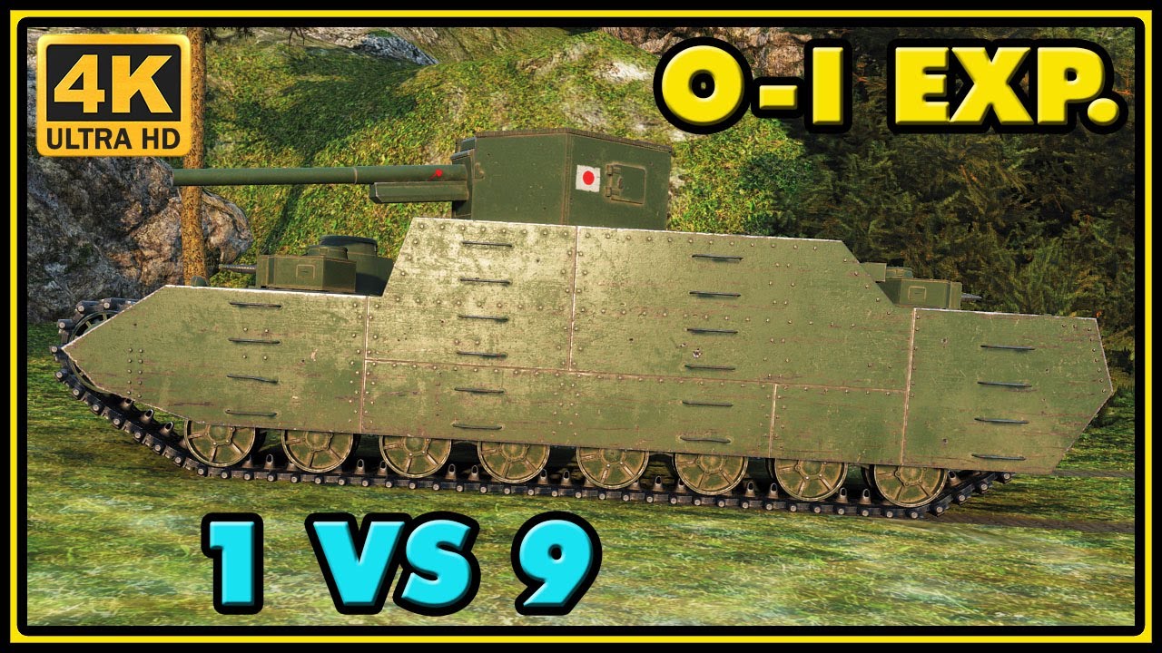 World of Tanks | O-I Experimental - 13 Kills - 3,4K Damage - 1 VS 9 ...