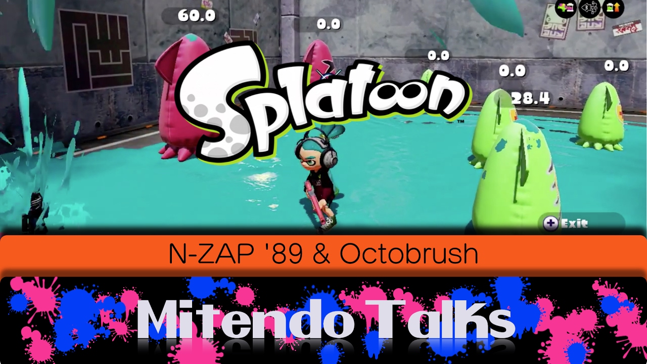 Splatoon Weapons - N-ZAP '89 & Octobrush - YouTube