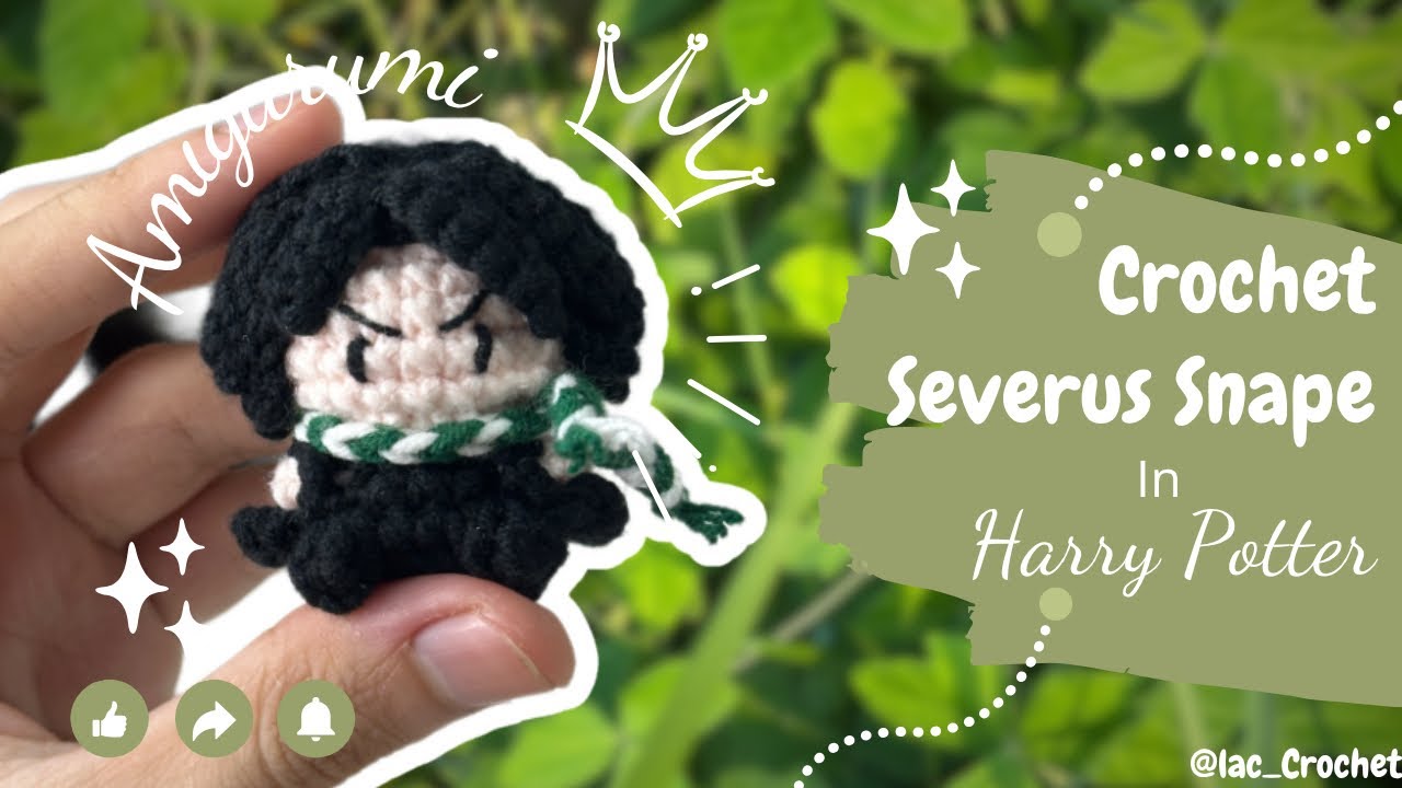Crochet Severus Snape 🧙‍ | Móc Thầy Snape 🧙‍ trong Harry Potter ...