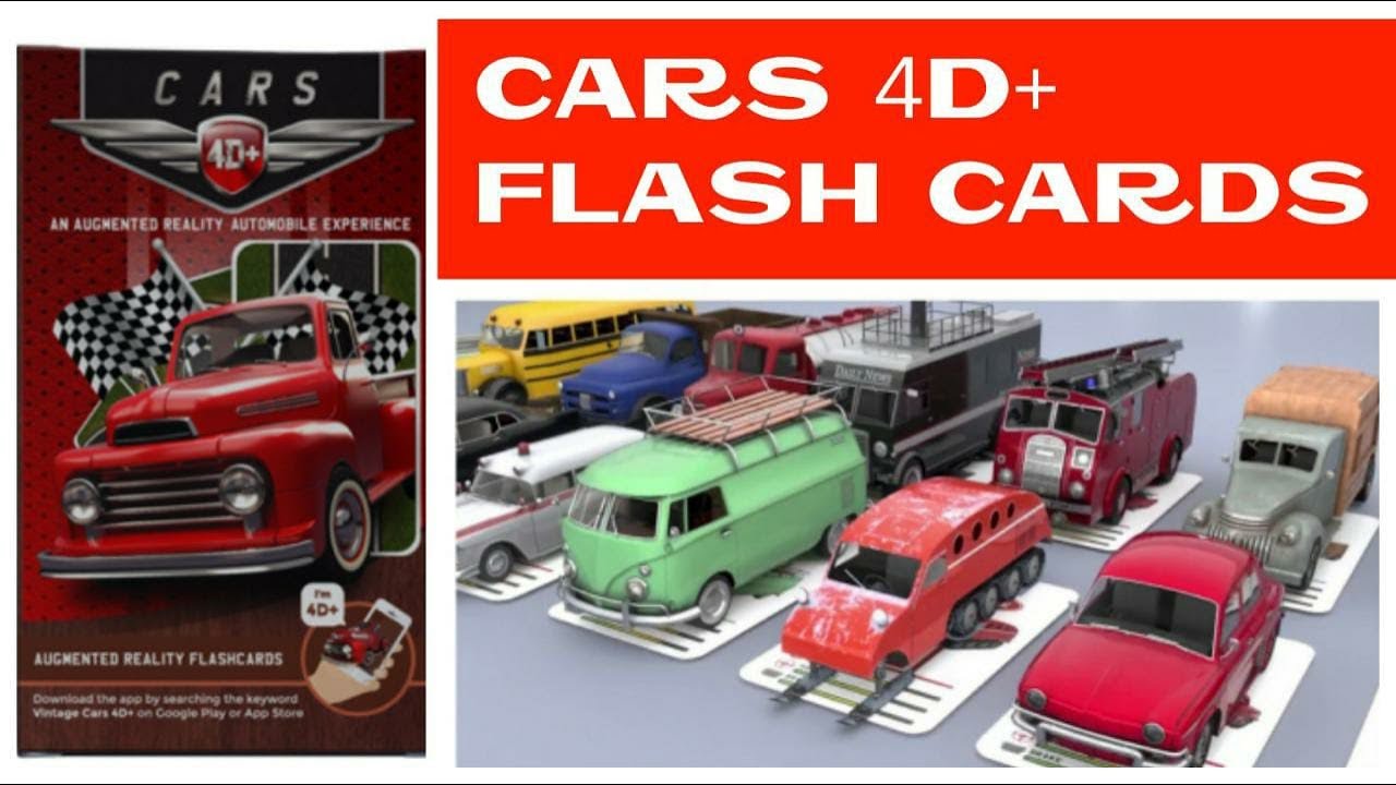 CARS 4D+ FLASHCARDS from Octagon Studio at KidzBuy I AR cards for ...