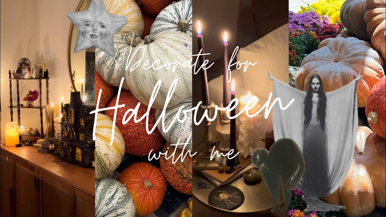 Decorate for Halloween with me | Witchy & Whimsical Halloween Decor for ...