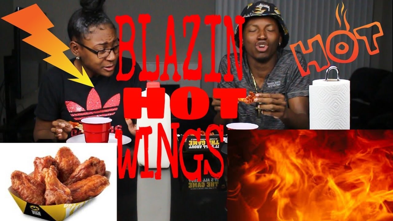 BLAZIN BUFFALO WILD WINGS CHALLENGE!!!! - YouTube