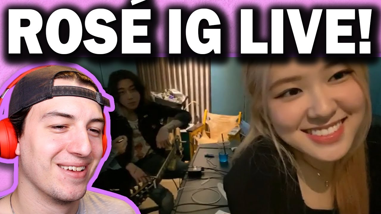 BLACKPINK Rosé Instagram Live REACTION! (May 16th 2020) - YouTube