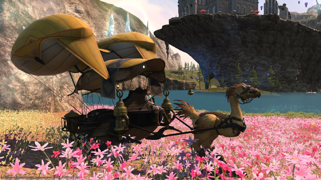 Final fantasy XIV - Chocobo Carriage mount - YouTube