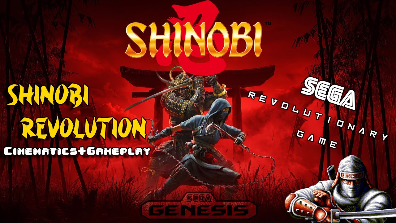 Shinobi SEGA to Nintendo 3D FULL HD+60FPS. Retro revolutionary game. 12 ...