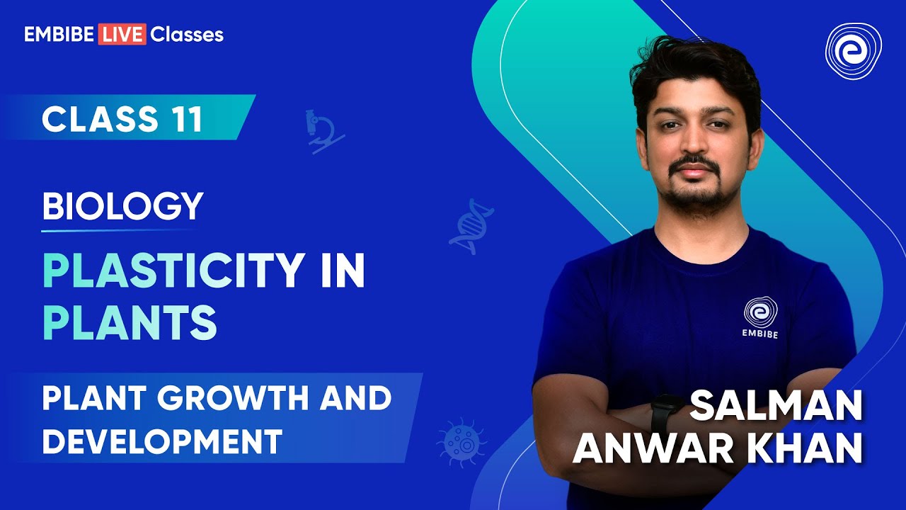 Plasticity in Plants | Plant Growth and Development | Biology | Class ...