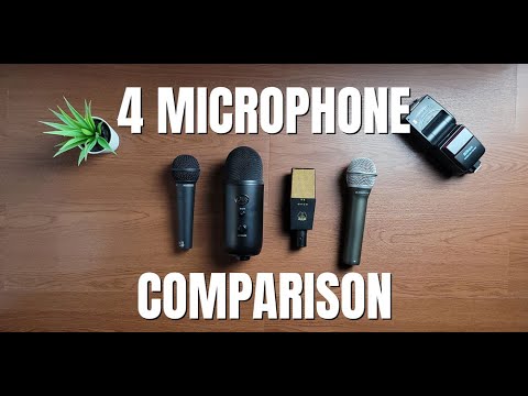 4 Microphone Comparison - Behringer XM 8500 / Blue Yeti / AKG C 414 B ...