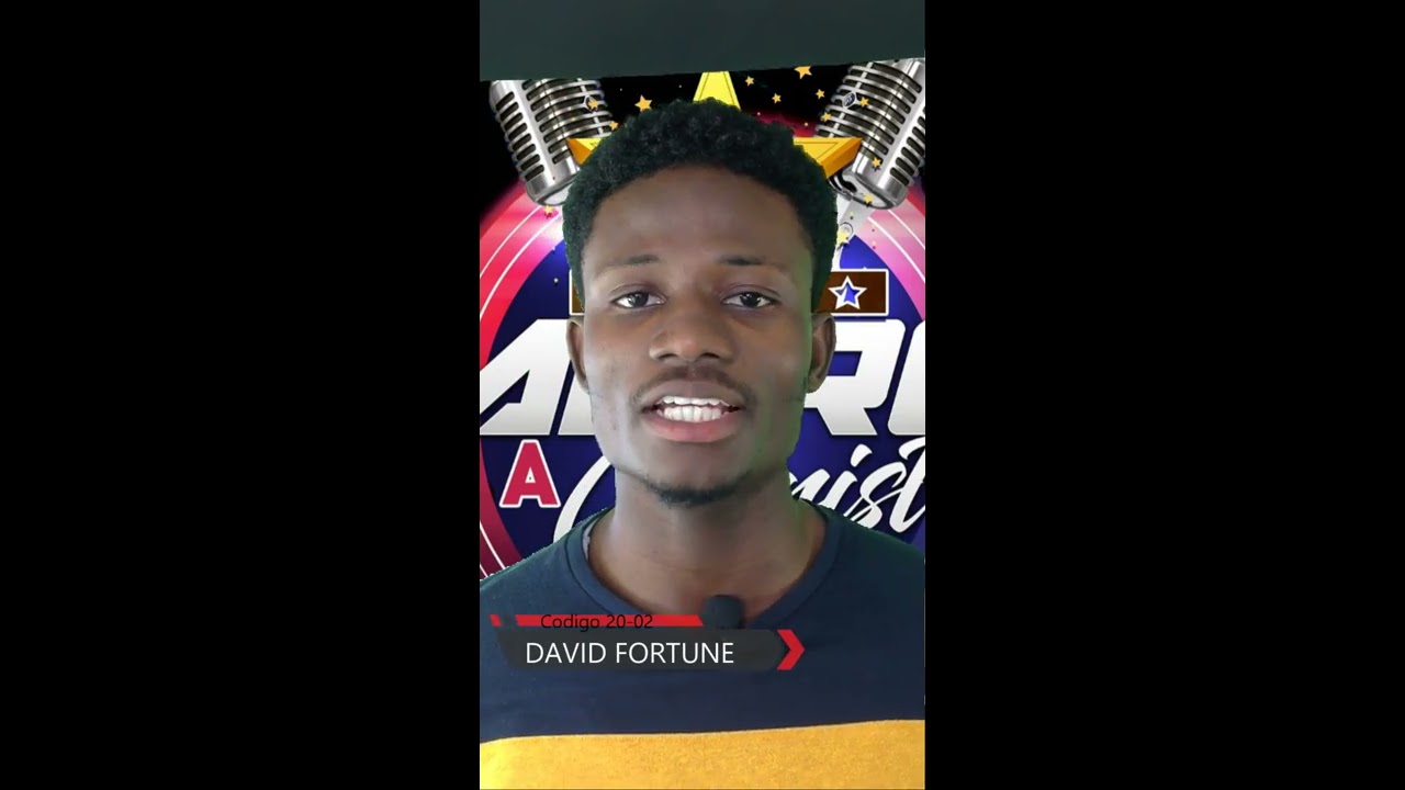 DAVID FORTUNE #20-02 CANDIDATO AL CONCURSO DE CANTO" MON MICRO A CHRIST ...