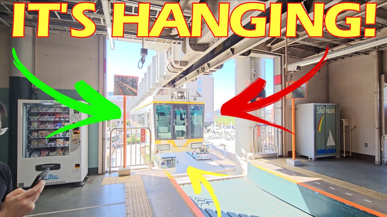 Riding Japan's Scary Upside Down Train Like a Roller Coaster! - Shonan ...