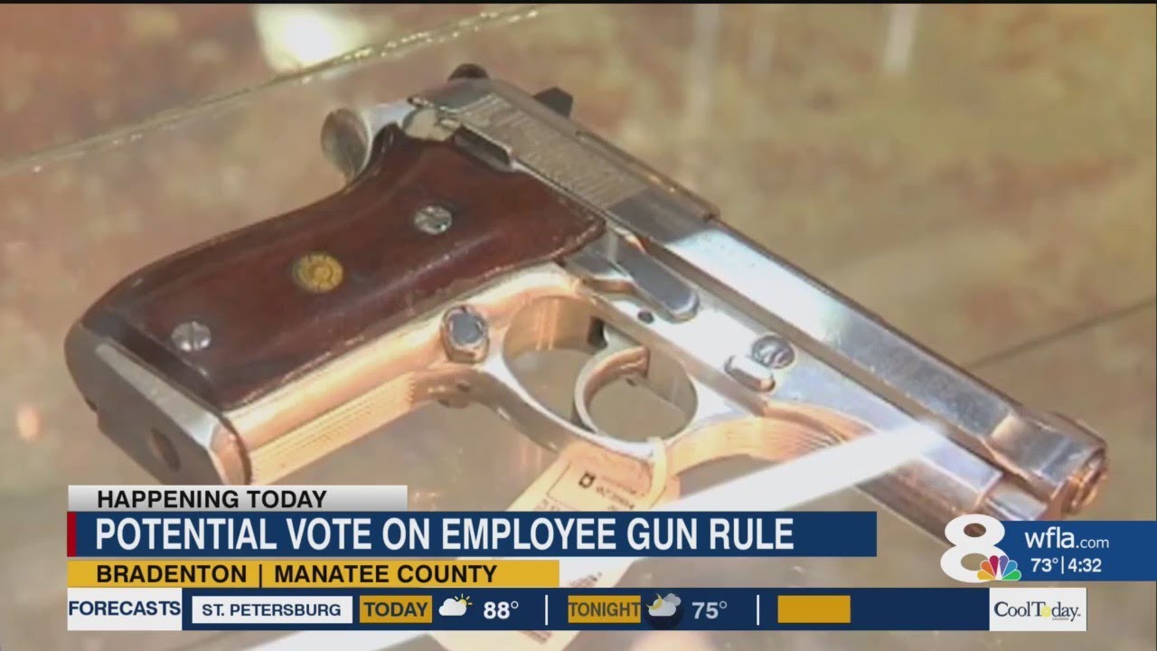 Commissioners consider allowing guns at work for Manatee County ...