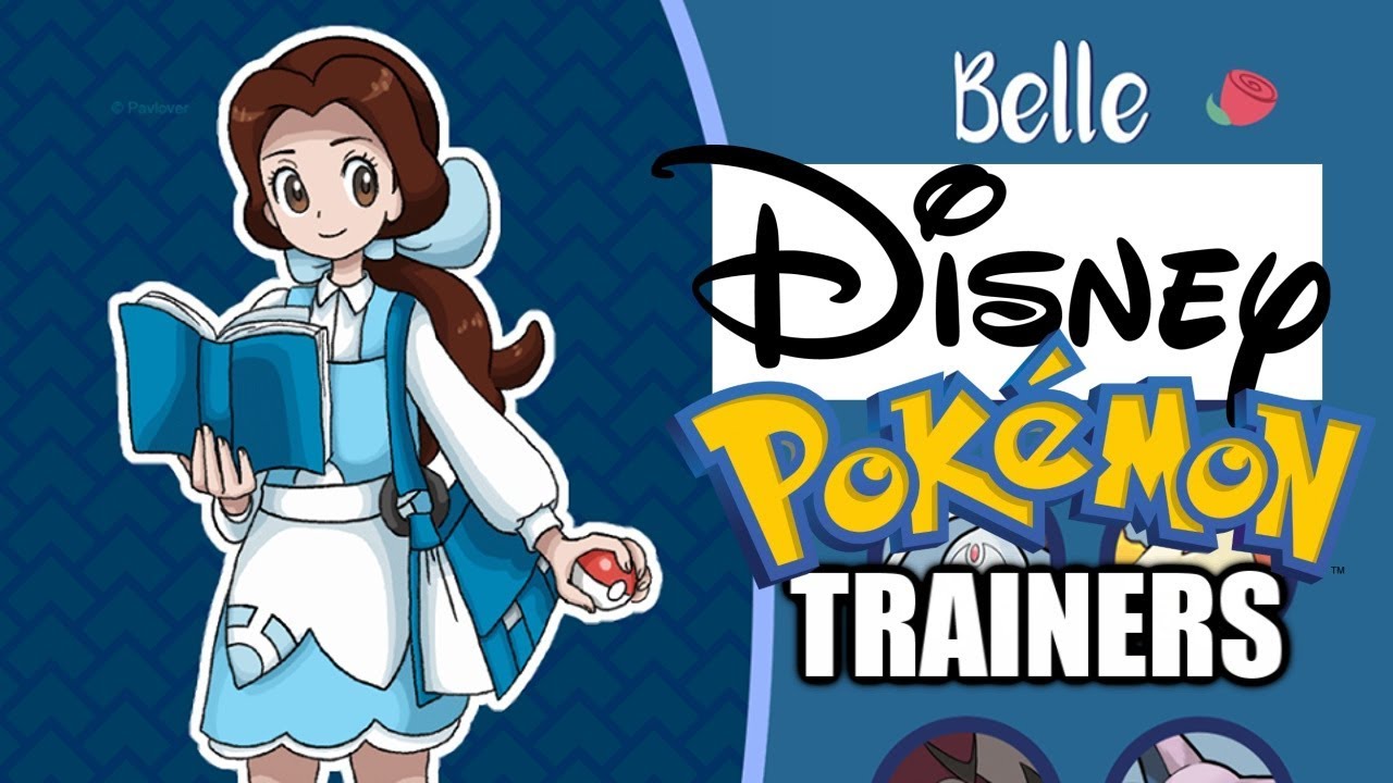 DISNEY POKEMON TRAINERS - HD ILUSTRATIONS - YouTube