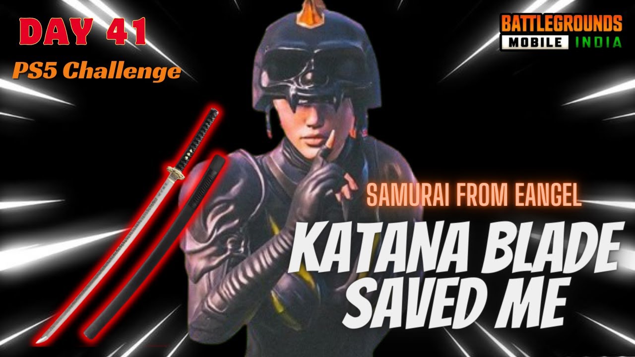 DAY 41 | Katana Blade Rock Enemy Shock #bgmi - YouTube