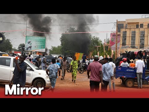 Niger coup: French embassy attacked in Niamey as Tiani claims leadership