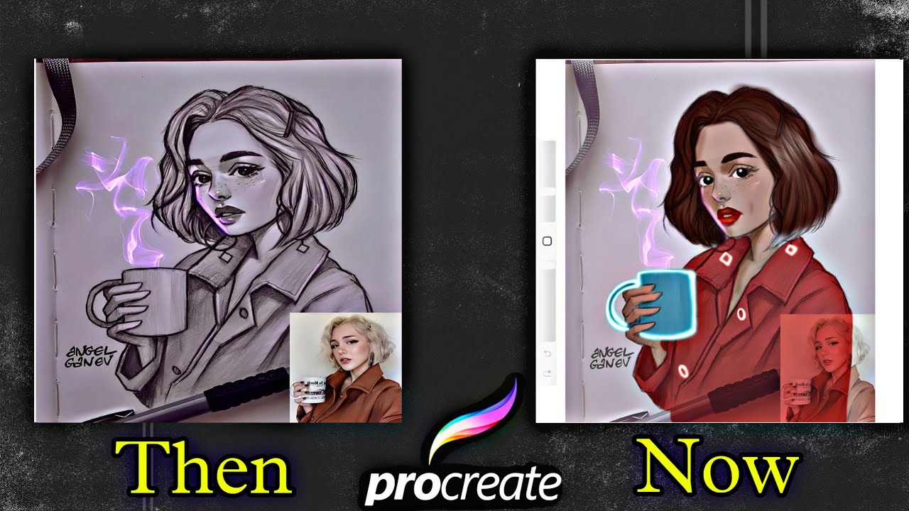 NORMAL SKETCH PAINTING IN PROCREATE || PROCREATE PAINTING || # ...