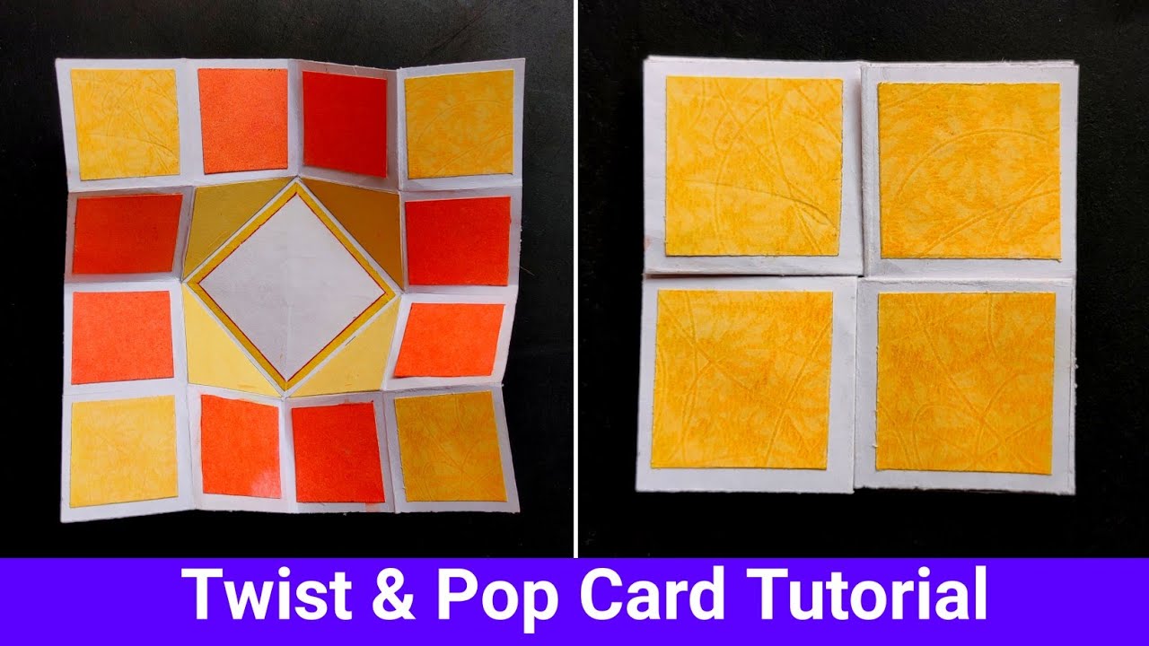 Twist & Pop Card Tutorial | twist pop card tutorial - YouTube