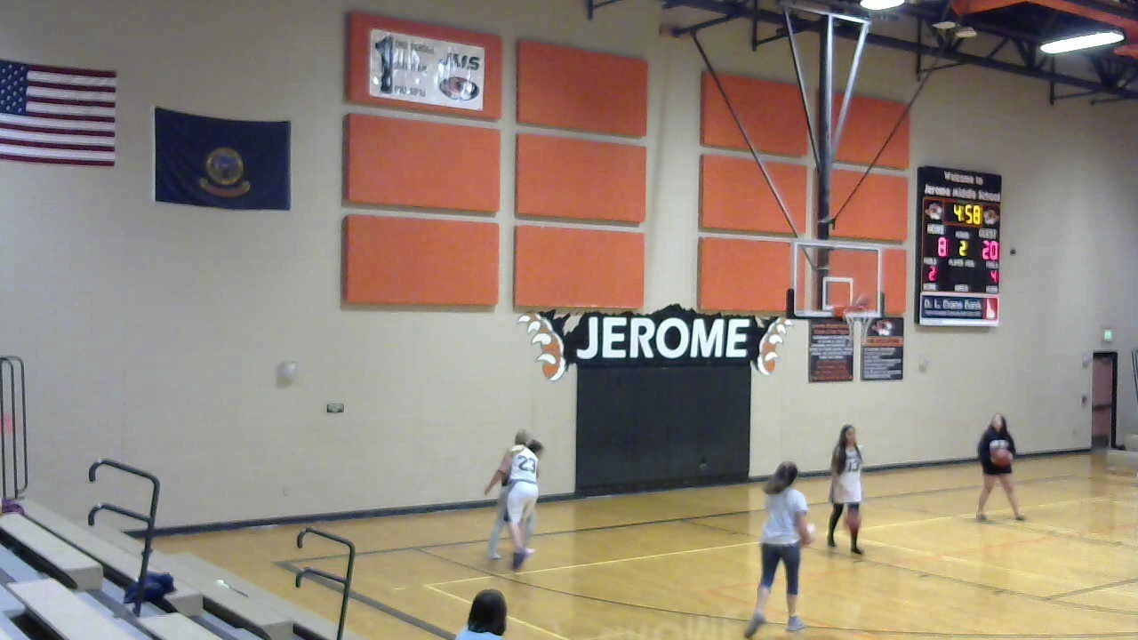 JMS Girls Basketball 8th Grade 2nd Half - YouTube