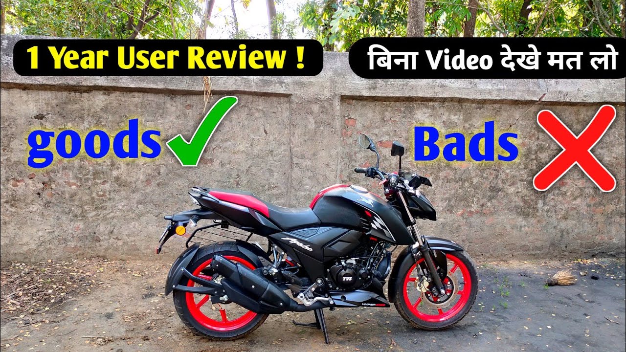 Apache RTR 1604v Special Edition one year user review - YouTube