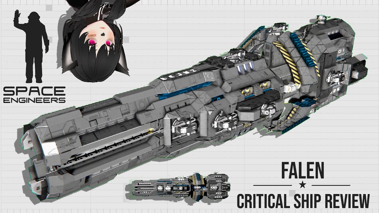 This Ship Looks Nice and Pays a High Price, Space Engineers Critical Ship Review, Falen ...