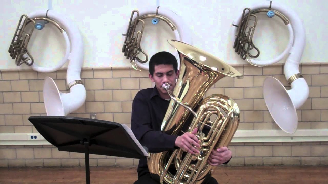 Christopher Arce Tuba Audition 1080p - YouTube