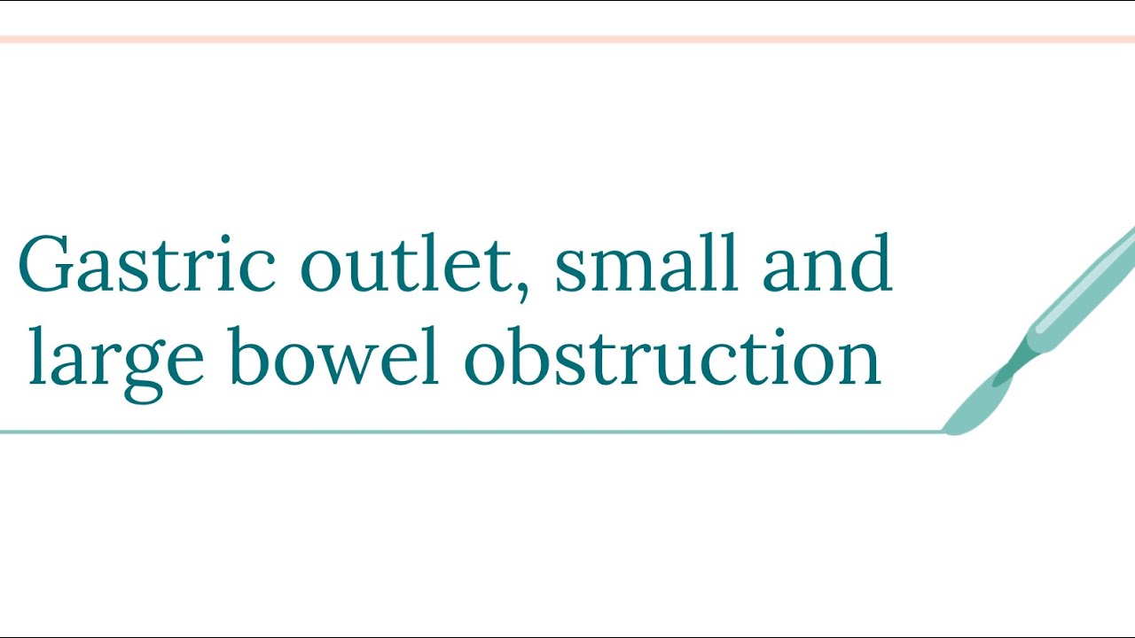 GIT Surgery and Medicine | bowel obstruction part 2 - YouTube