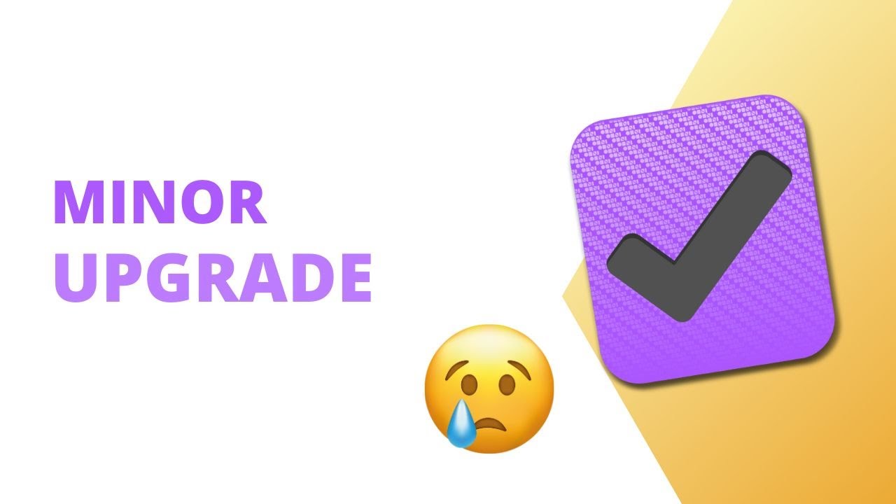 A Very Minor Upgrade - OmniFocus 4 - YouTube