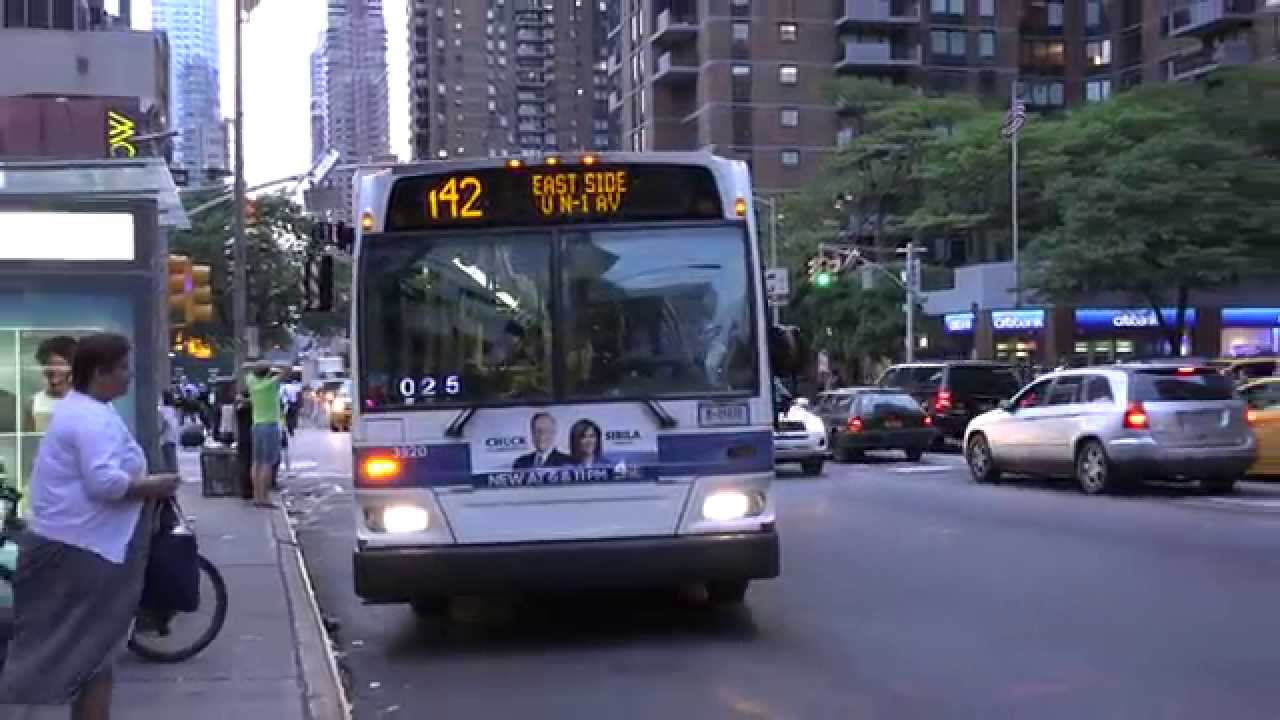 MTA ORION VII BUS 3920 ON THE M42 IN MANHATTAN 4K VIDEO - YouTube