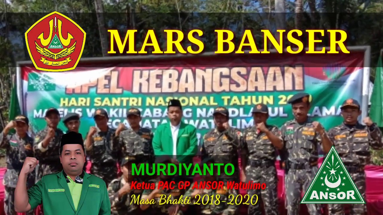 MARS BANSER ~ Instrumen | Versi Hadroh - YouTube