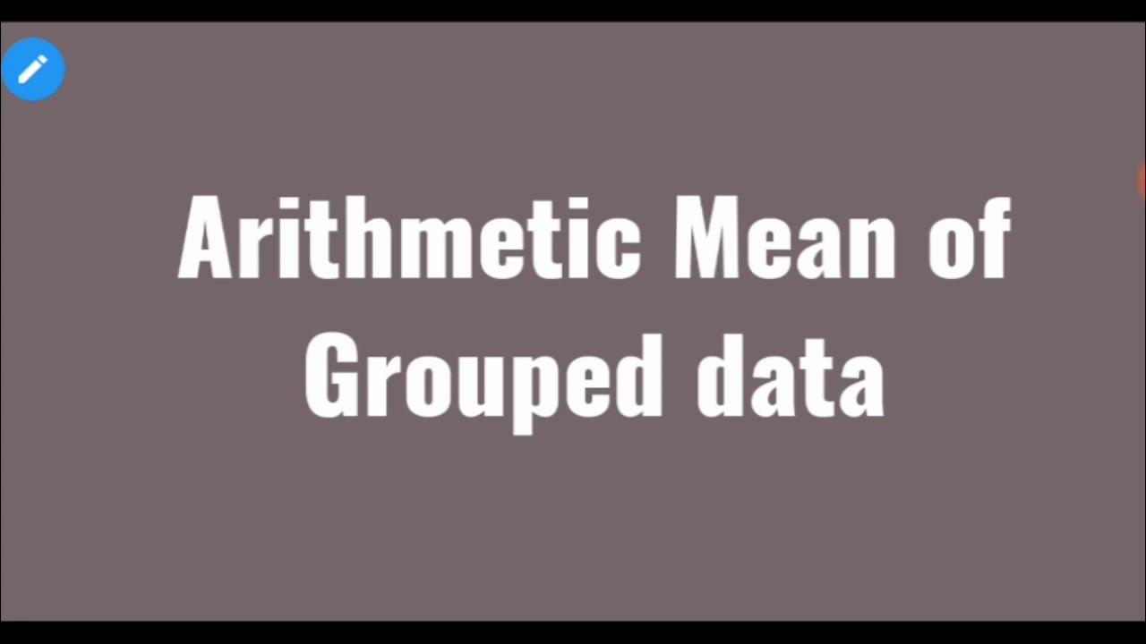 Assumed Mean Method-Arithmetic Mean of grouped data- CBSE class 10 ...