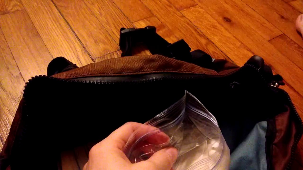 ASMR Casual Bugout Bag -- (What's in my bag, rustling, scissor/paper ...
