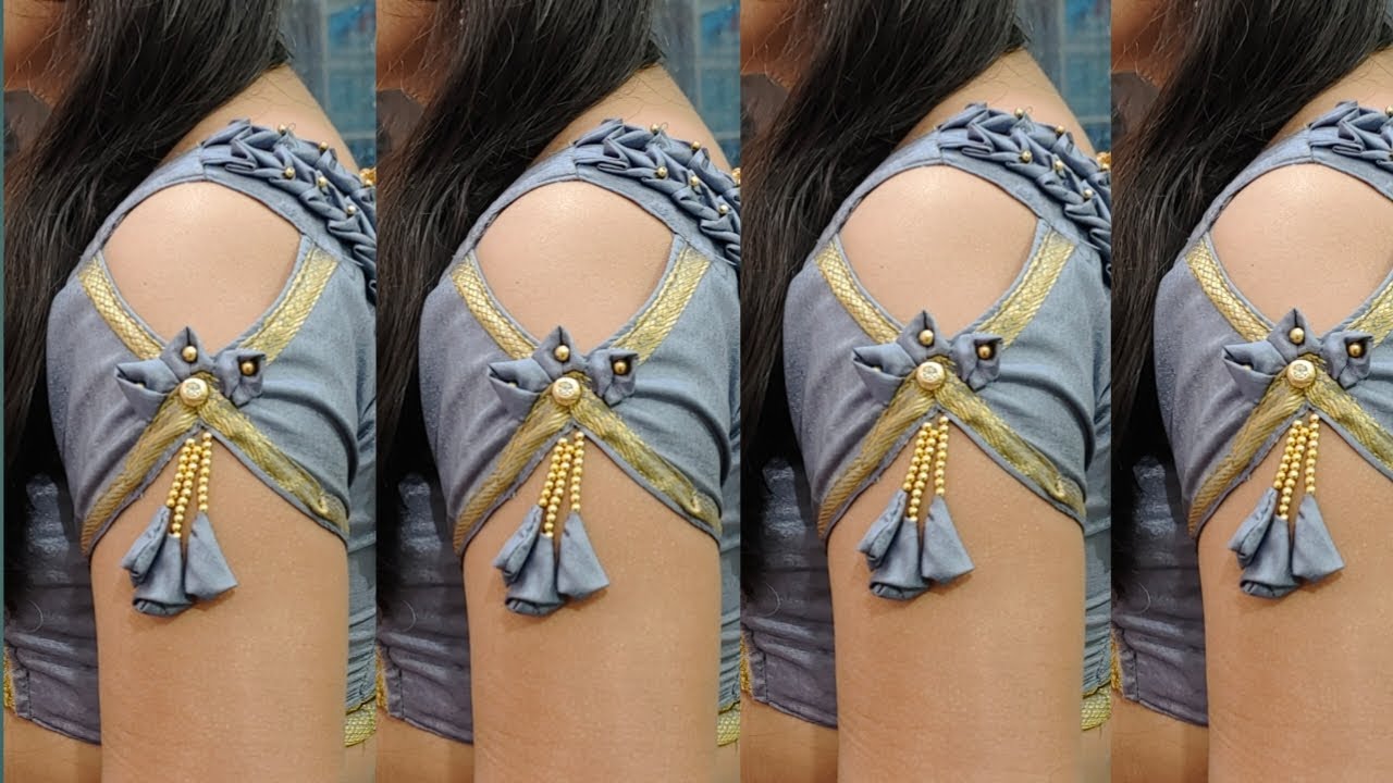 Very beautiful new letest sleeve blouse design cutting and stitching ...