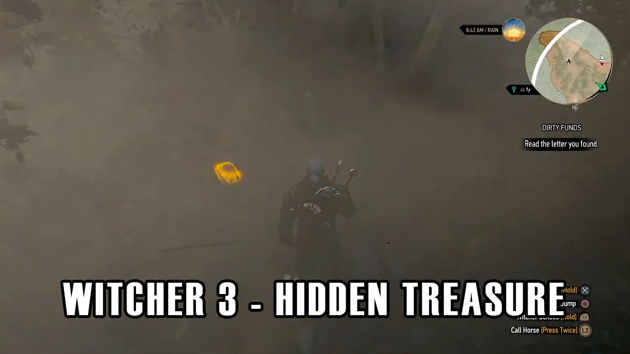 The Witcher 3: Wild Hunt - Hidden Treasure - YouTube